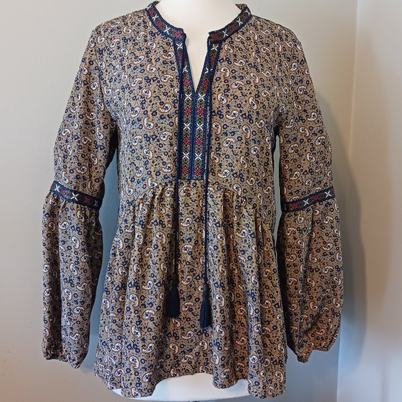 Alchemy Thread | Tops | New Alchemy Embroidered Blouse Country Boho ...